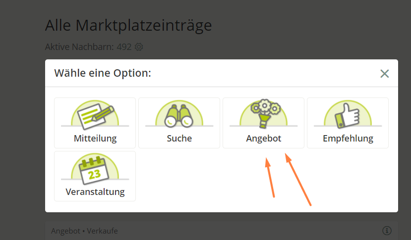 Wie funktioniert der Marktplatz? – nebenan.de