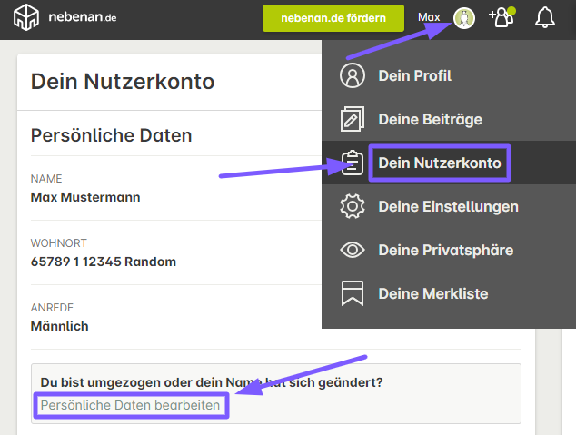 Umgezogen Wo Adresse Ndern